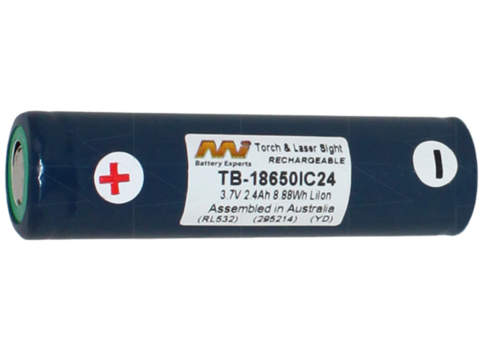 TB-18650IC24 Protected Lithium IonTorch Battery | Battery Barn Bundaberg