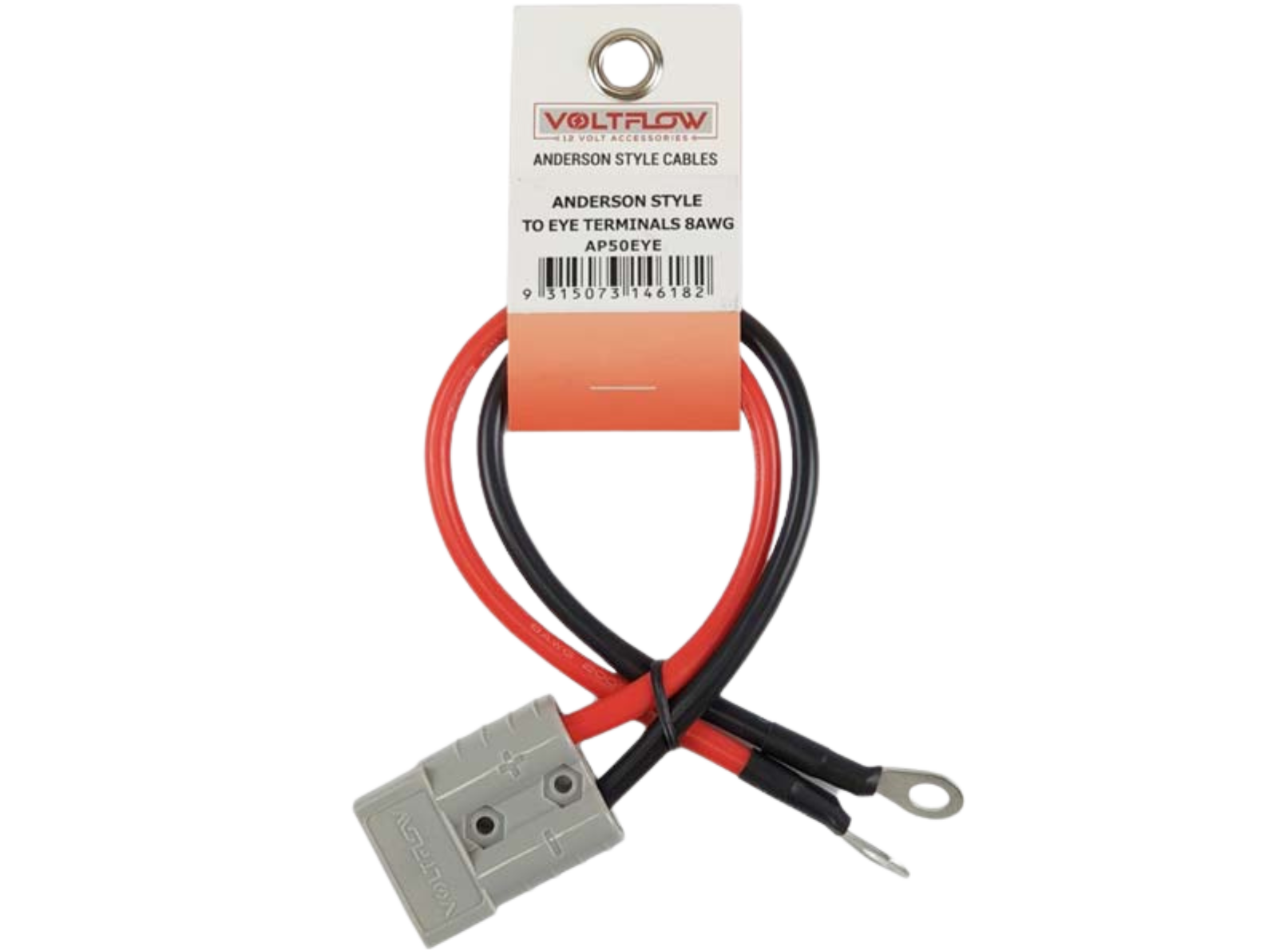 Voltflow Anderson to Eye Terminals 8AWG 40 Amp Cable | Battery Barn ...