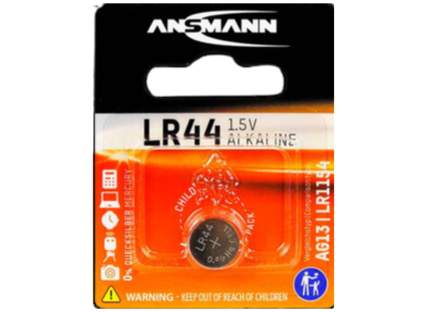 Ansmann LR44 Alkaline 1.5V Battery | Battery Barn Bundaberg
