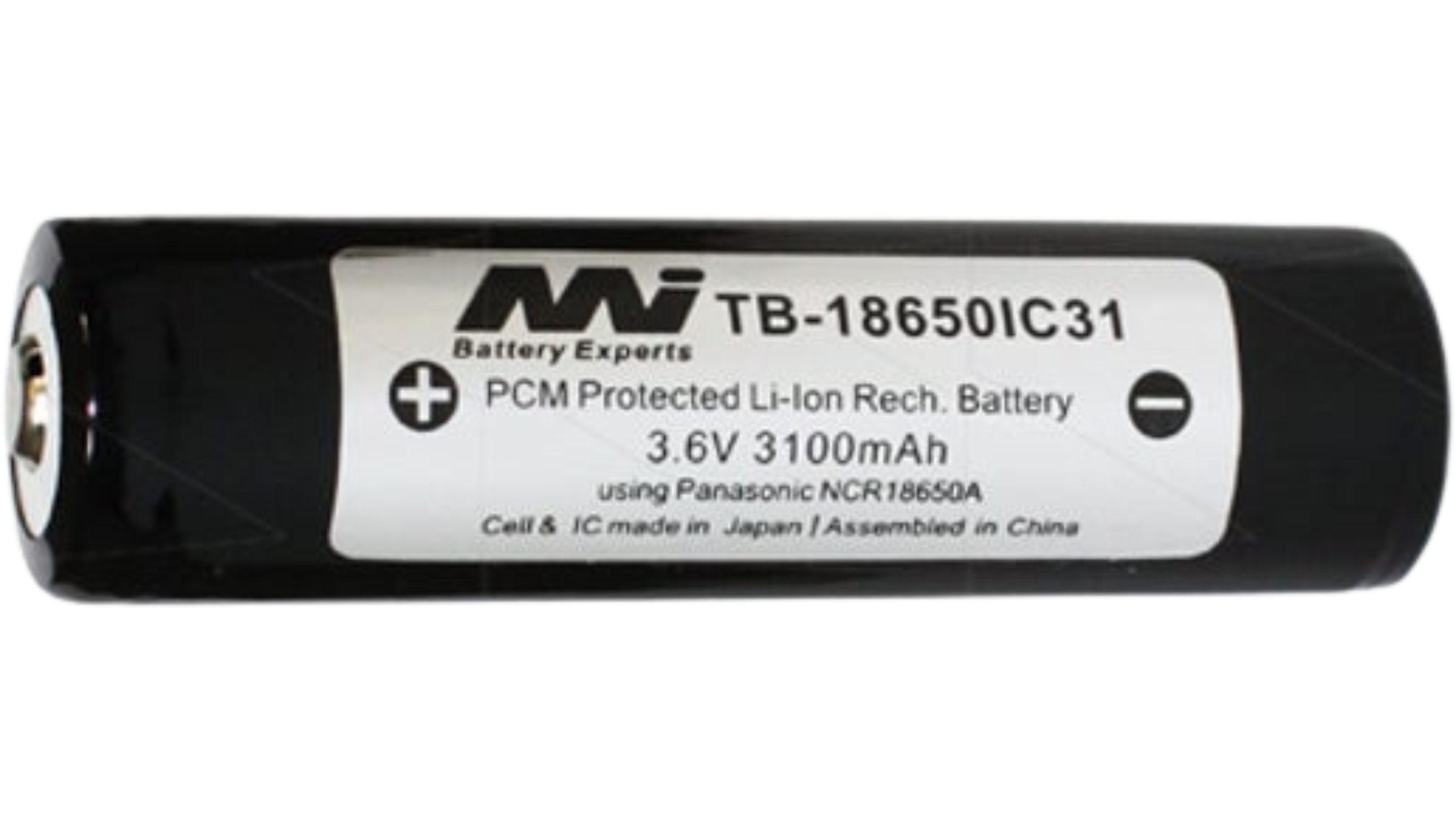 TB-18650IC31 Protected Lithium Ion Torch Battery | Battery Barn Bundaberg