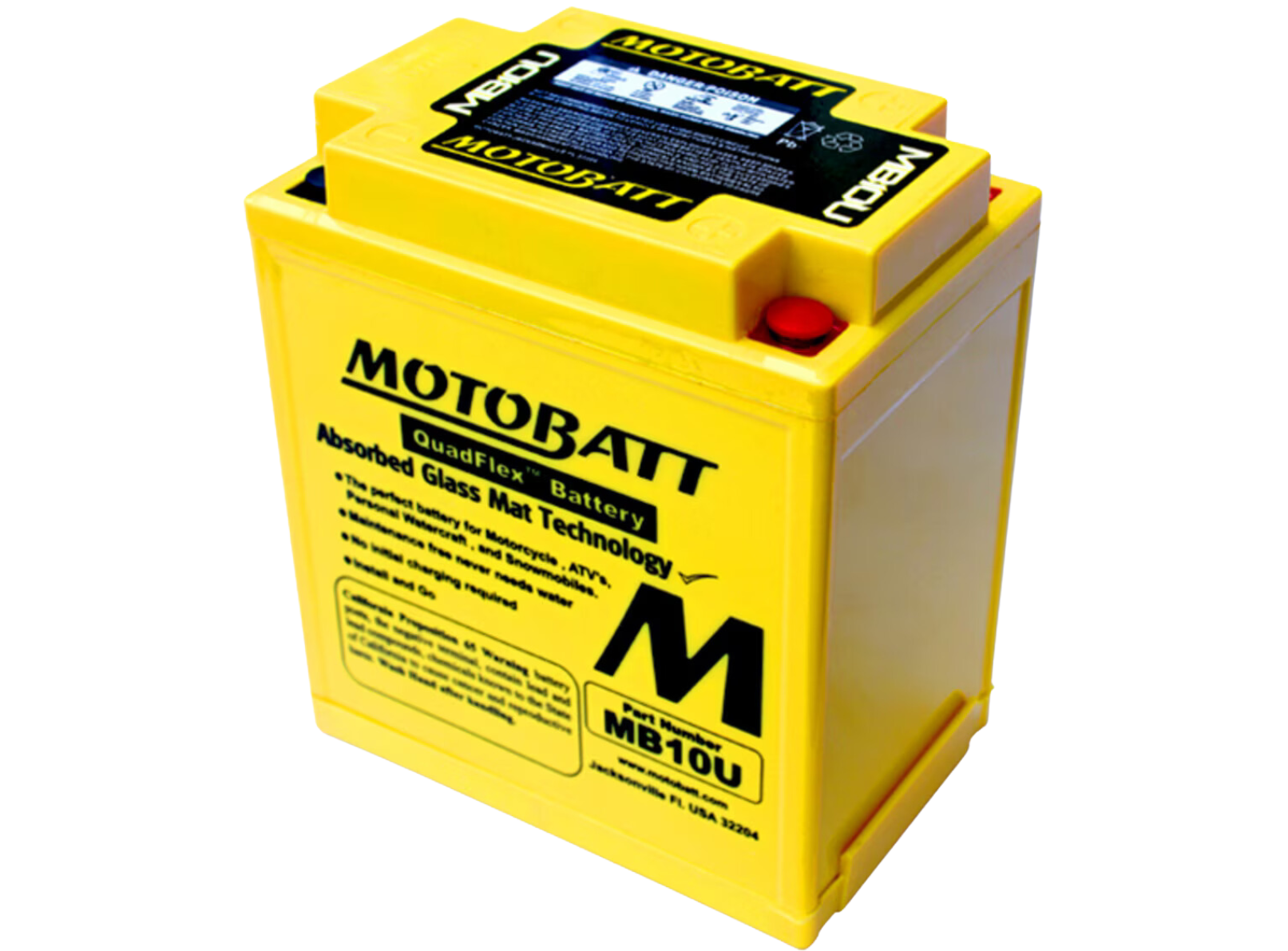 Motobatt MB10U AGM Motorcycle Battery | Battery Barn Bundaberg