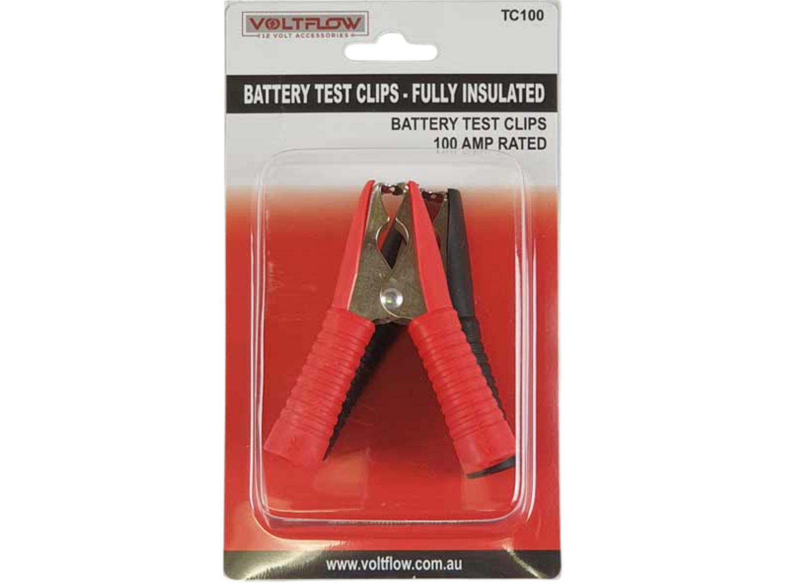 Voltflow Battery Test clips 100Amp | Battery Barn Bundaberg