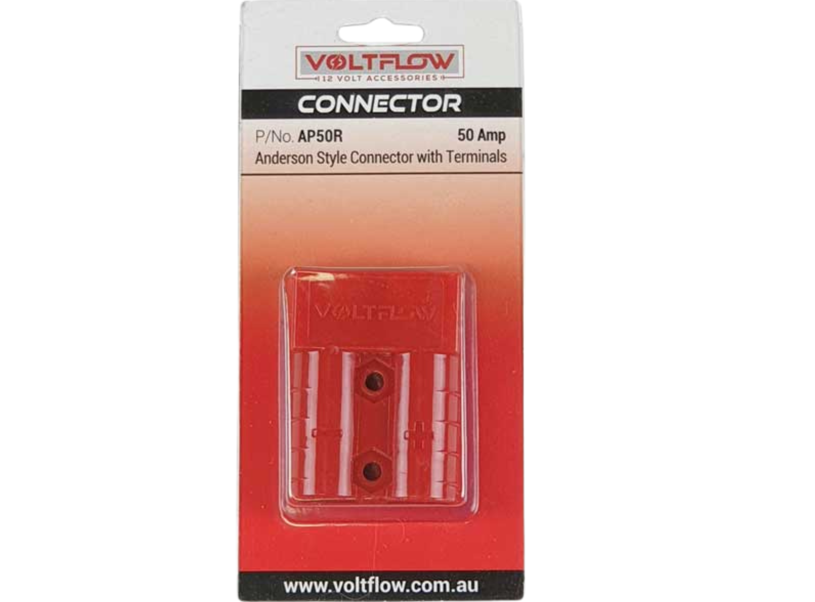 Voltflow Anderson 50Amp Red style connector | Battery Barn Bundaberg