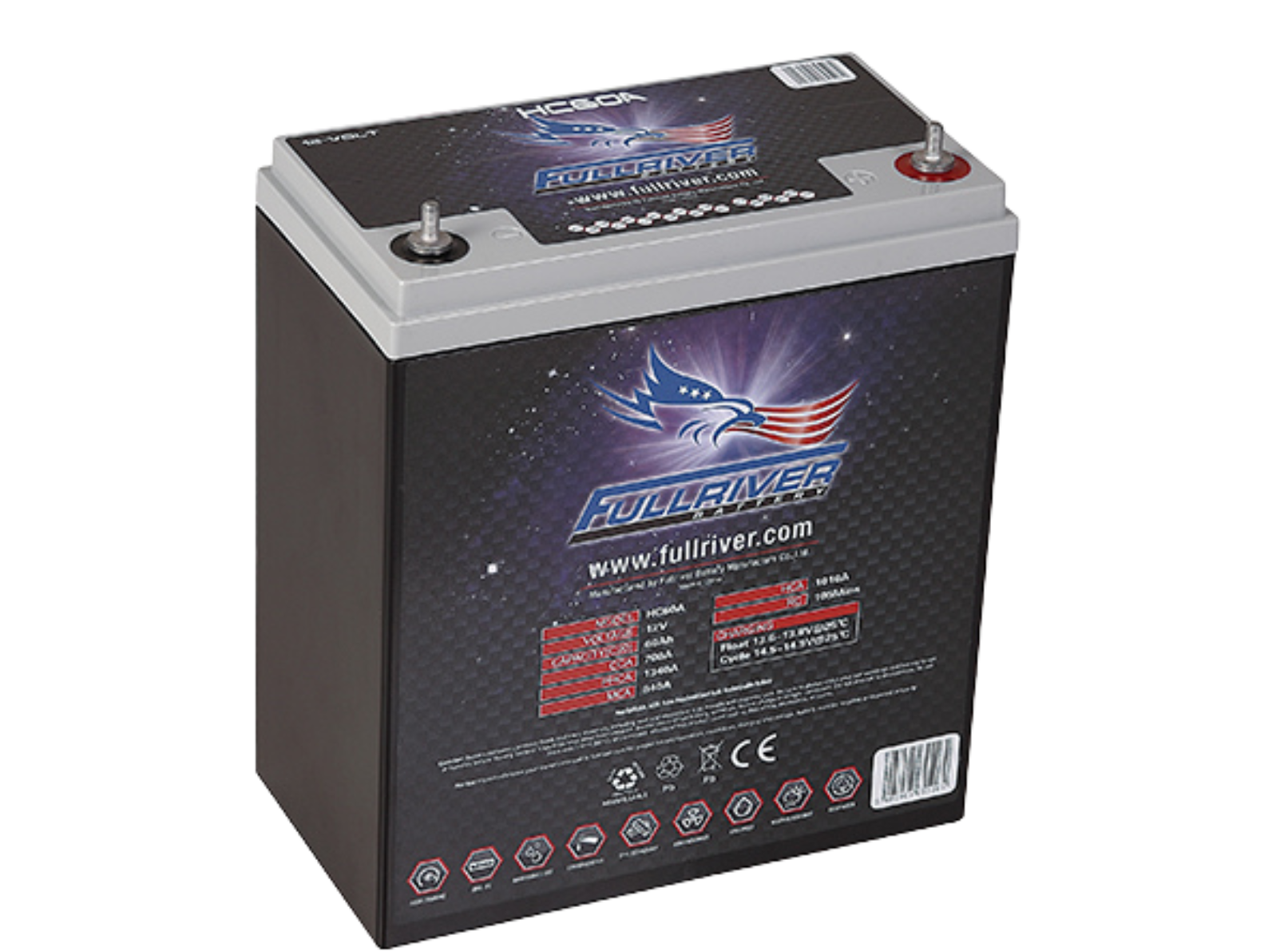 Fullriver HC60 AGM High Cranking Battery | Battery Barn Bundaberg