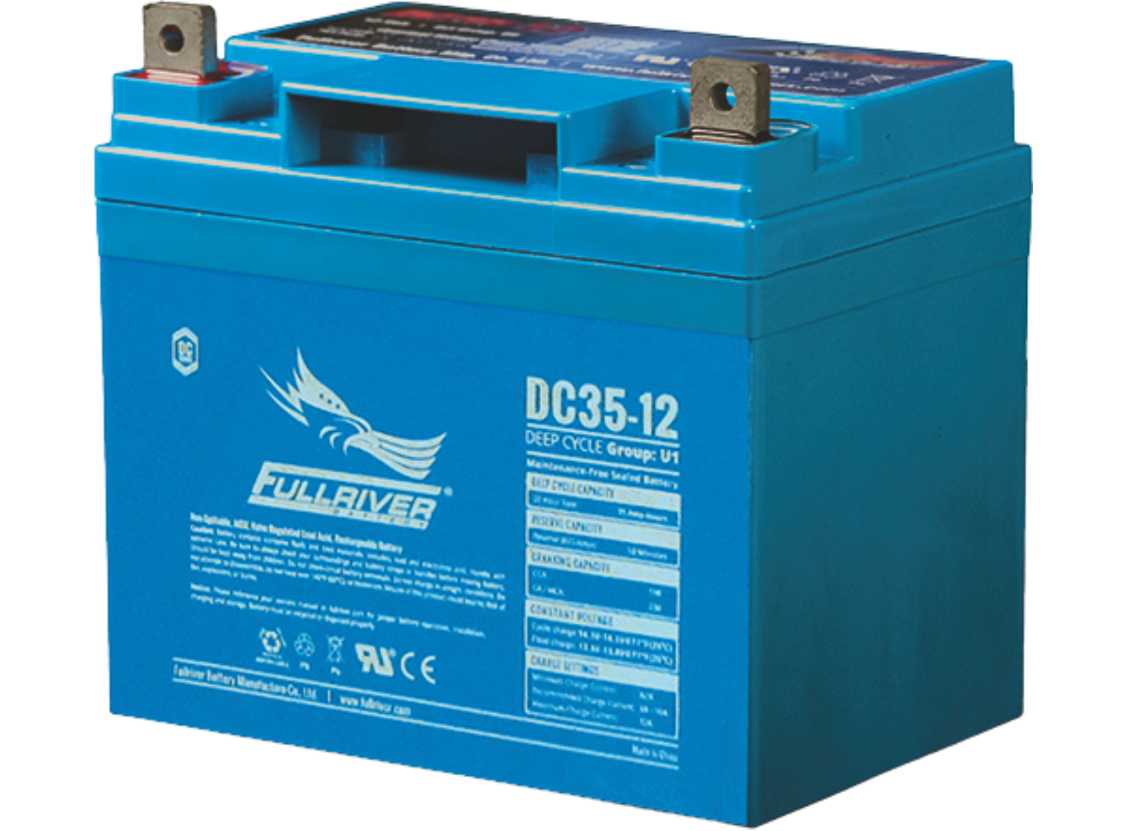 Fullriver DC35-12 Deep Cycle 35AH AGM Battery | Battery Barn Bundaberg
