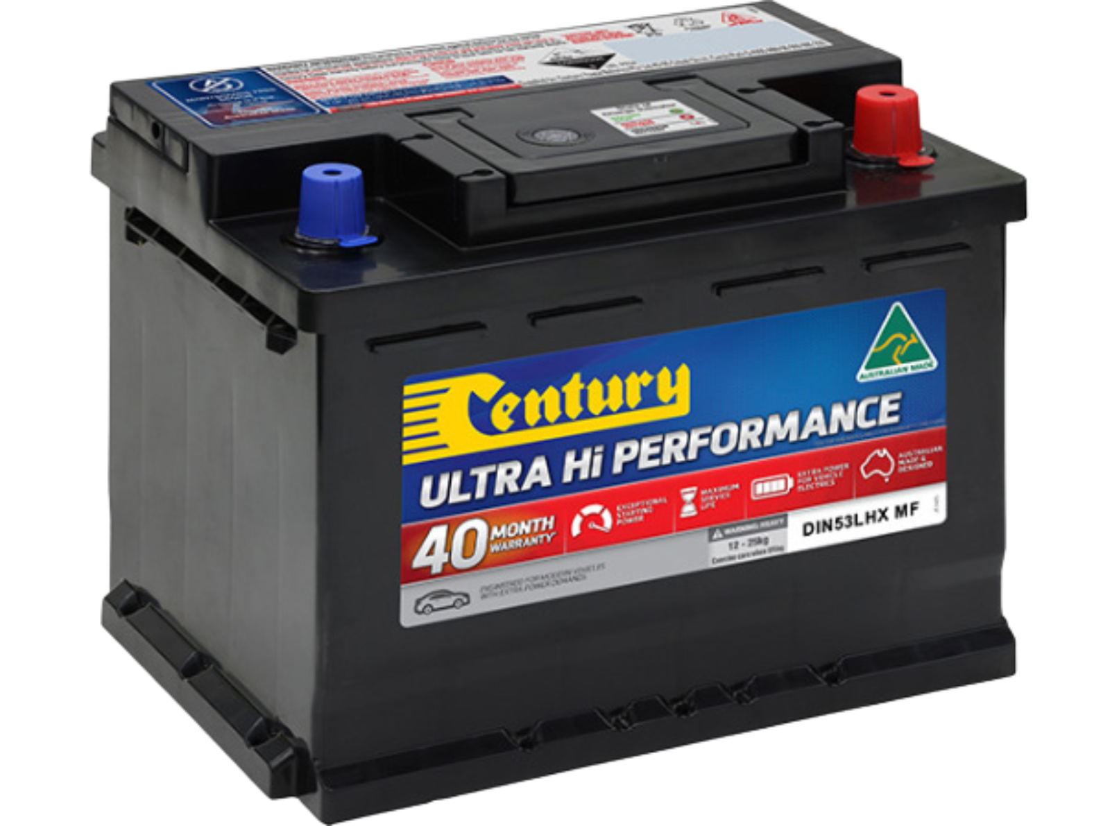 Century Ultra Hi Performance DIN53LHX MF Battery | Battery Barn Bundaberg
